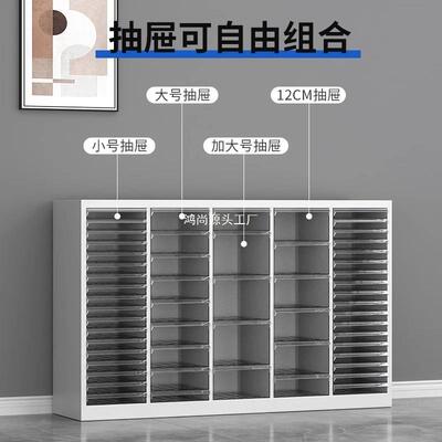 a4文件柜资纳料柜财务票据凭证柜抽式屉效率柜美甲BN-6612收柜合