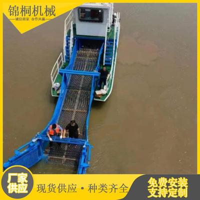 明轮驱动割草下船不锈钢链条水无品牌/水生植物切断割捞一收打体