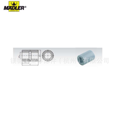 Maedler ISO系列1 塑料制闭合式 直线型 滑动轴承 PO-1型