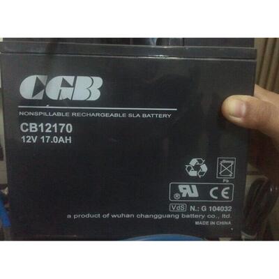 CGB蓄电池CB12170武汉长光蓄电池12V17AHCGB质保三年