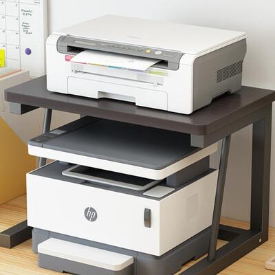 F96S88H6桌面上打印机置加物架多功能双层收纳理整办公文件小架型