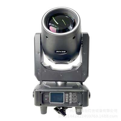 跨镜Mini230w光束灯七彩光圈迷你摇头光束灯酒吧宴会直播间舞台灯