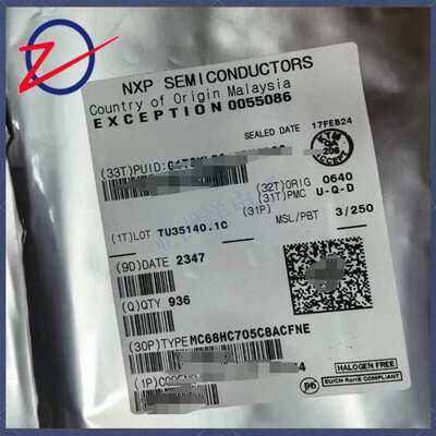 MC68HC705C8ACFNE 贴片PLCC44 8位微控制器 嵌入式芯片 MCU单片机