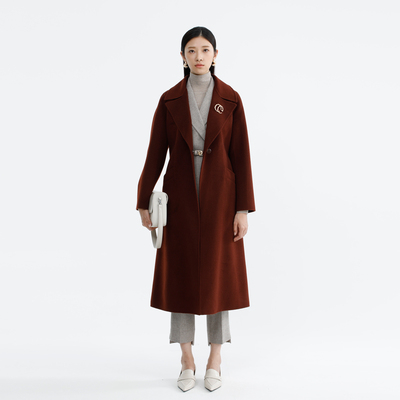 卡莉朵拉大衣C27D7715冬季新款简约大方经典显瘦