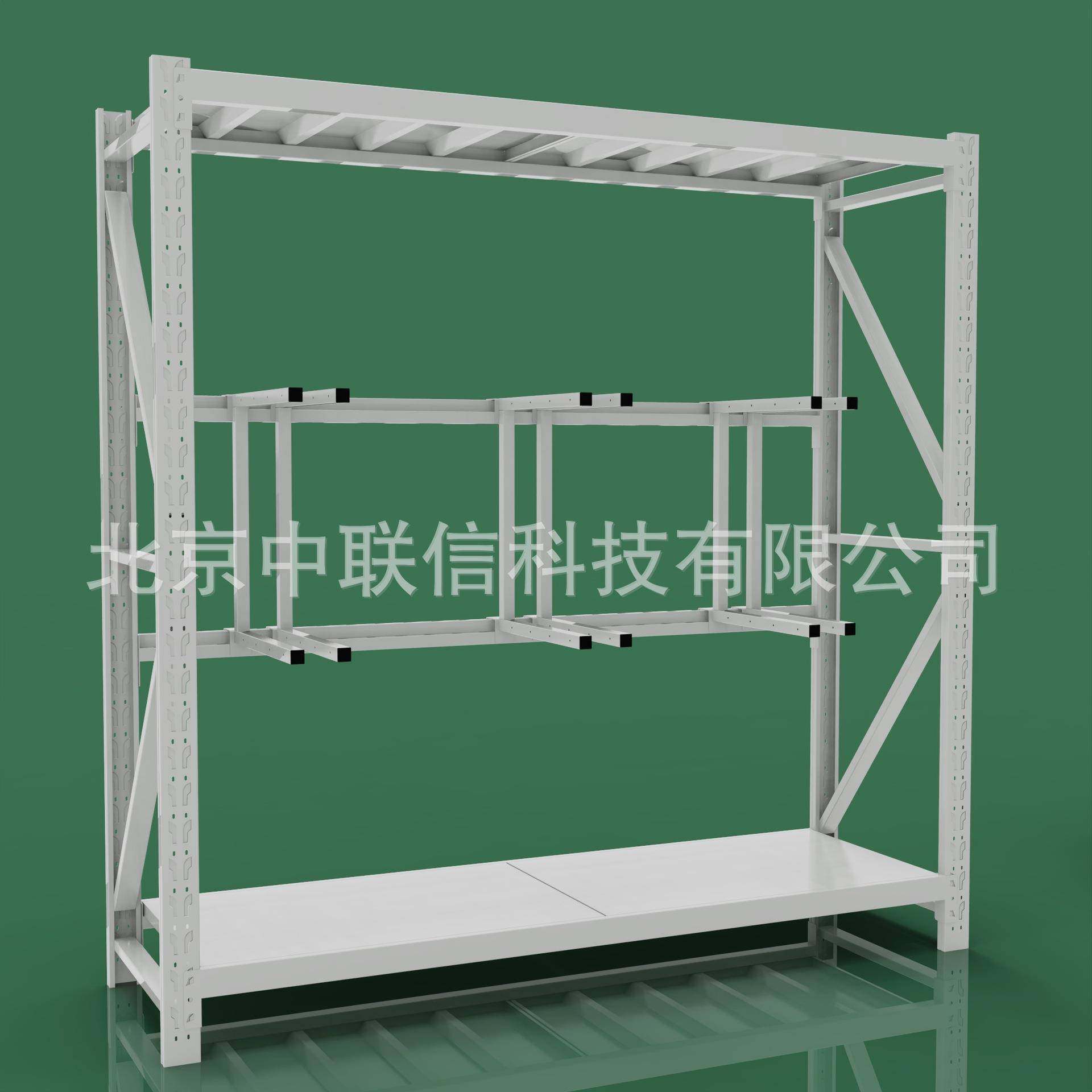 白色铁楸架楸镐架农用工具架训练器材架白色货架置物架物资存放架