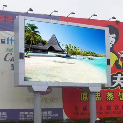 厂家彩直销挂全广告屏p8式表贴led显示屏户外11222壁高清显示屏