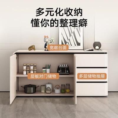 4564烤餐边柜储物柜客厅漆量容靠墙大一体茶水柜家用玄关边柜置物