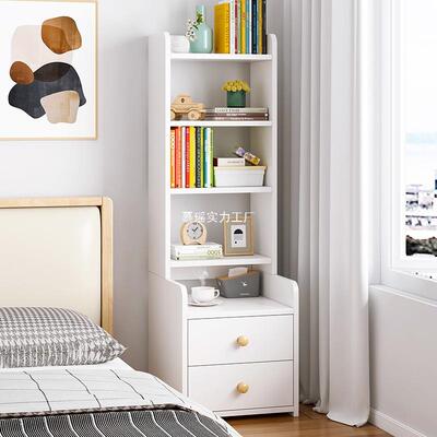 超窄头柜房简约现代床卧室子小型床CTG0057边柜出租用柜储物柜简