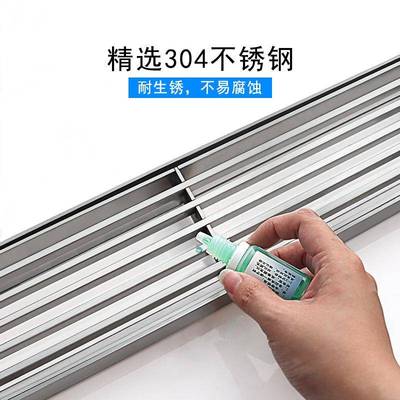 不锈钢加厚带框底座排下水盖板格栅堵大排量地防漏盖板厨房水INR