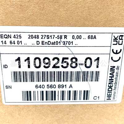 EQN425 2048 03S17-58 ID605381-08 1109258-08海德汉EnDat编码器