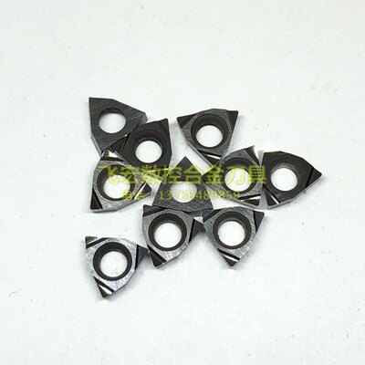 金属陶瓷精镗孔内孔刀粒小桃型WBGT020102L 020104L-F NS835钢件