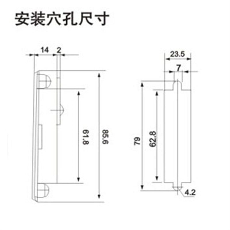 平面电箱锁MS603-3配电箱 弹跳锁配电柜锁开关柜门锁 特殊用锁其