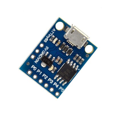 Digispark kickstarter ATTINY85 微型蓝色  usb 开发板