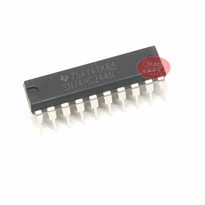 SN74HC244N DIP-20 进口现货 八同相三态缓冲器 74HC244 74HC244N