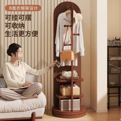 拱架形旋转身镜地镜家全用卧室落L2.21拱试衣大镜子移动挂衣帽一体穿衣镜