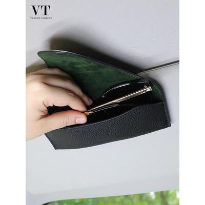 车眼镜夹遮阳车板载墨镜架汽用实品用大全车上挂38100眼镜盒感