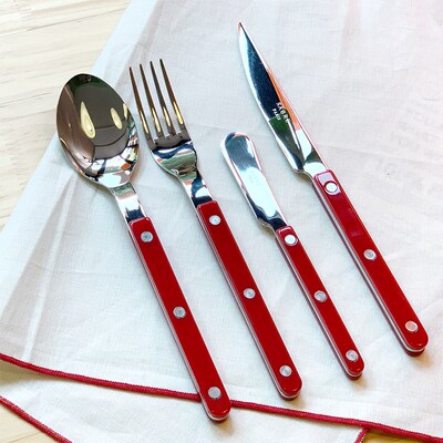 法国Sabre Paris牛排刀叉三件套不锈钢西餐餐具套装家用甜品勺子