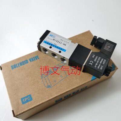 电磁阀RV5211-06 RV5211-06Q二位五通气动换向阀