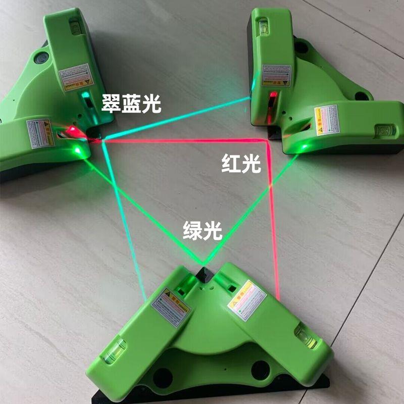 水平仪绿光直角蓝光水平尺充电款高精度贴瓷砖投线仪建筑工具找平