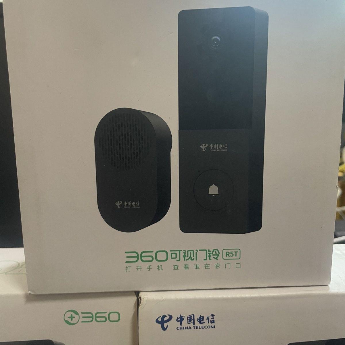 360管家版可视门铃300万小翼管家中国电信App不能插内存卡360门铃