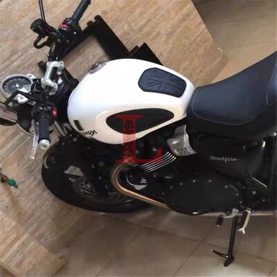 适用凯旋Street Scrambler 1200 XC改装复古防滑油箱贴纸隔热贴花