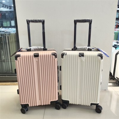 康赛正版025手提箱铝框架手推车手提箱坚固耐用的无声万能轮密码