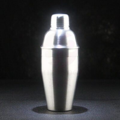 酒术不锈钢磨砂拉丝日式专业调酒壶三段式摇酒壶shaker英式雪克壶