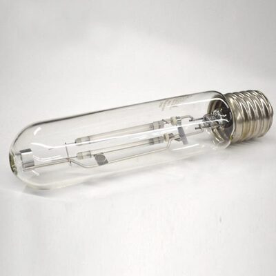 GE通用电气E27 E40路灯灯泡100W150W长寿命高光通量管状双管钠灯