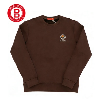 宾玛（男装）男士卫衣冬款加绒圆领上衣潮牌秋季男装254MNW1504