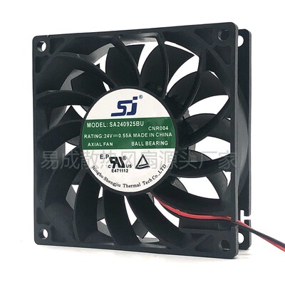全新SA240925BU 24V 0.55A 9025大风量风机机柜高速散热风扇