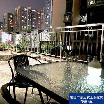 外桌户庭16058院休闲露天防水防晒园院子喝茶外摆折叠茶椅几小花