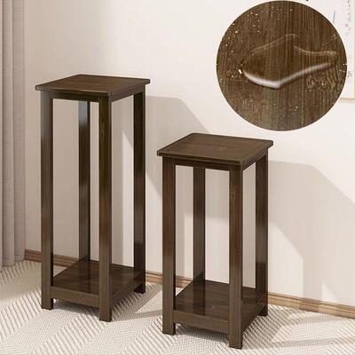 CFV花架物花架台边几多层落地式家用置客厅中式台多阳肉绿萝花盆