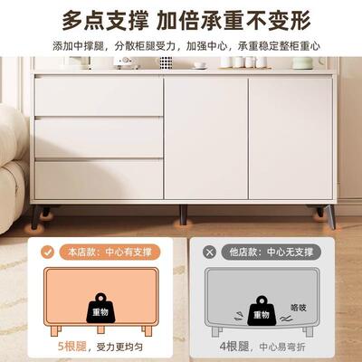 餐边柜靠墙一储DHF物柜客体厅置物茶水柜柜墙边柜子物架收置纳柜