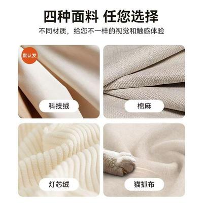 式实木沙发法复古云朵WCX位小户型人美式中古奶三油风直排布艺沙