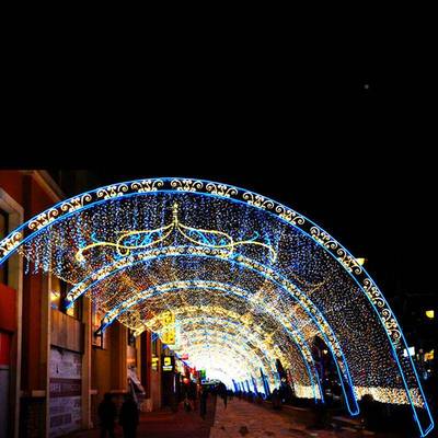 来图可制作造LED隧道-跨街型灯 时光隧道-新款YJ-KJD-2跨-街灯过