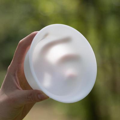 烧薄胎冰种大容量公功夫三泡才素盖碗德化高档敬茶素烧薄胎碗办室