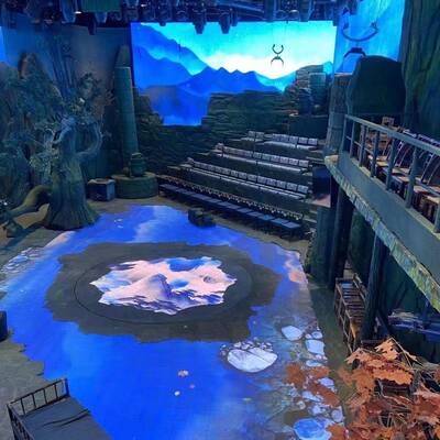 室led示互动地屏砖屏P3.91显示屏显内显示屏舞台UDS体育馆演唱会