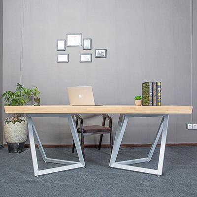 实木铁艺YPH90327办公桌桌长条会桌洽谈桌写字台文办公议电脑秘桌