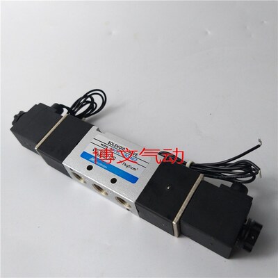 金器电磁阀MVSC-180-4E2二位五通DC24气动阀双控阀双线圈AC220v