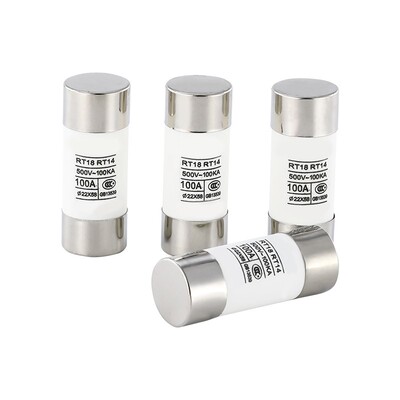 陶瓷保险管RO17保险丝熔芯22X58熔断器R017 RT19圆筒RT29-125