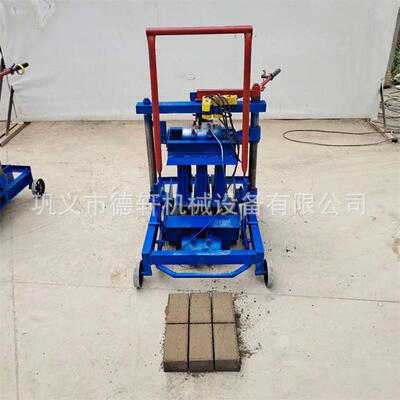2 4 6 12水块方砖圆孔孔空心砖机泥QEX煤粉多孔砖机建筑家用小型