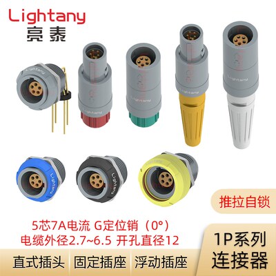 PAG.PRG.PKG.PLG M0.5GL.AC LC39 52 62 1P系列推拉自锁连接器