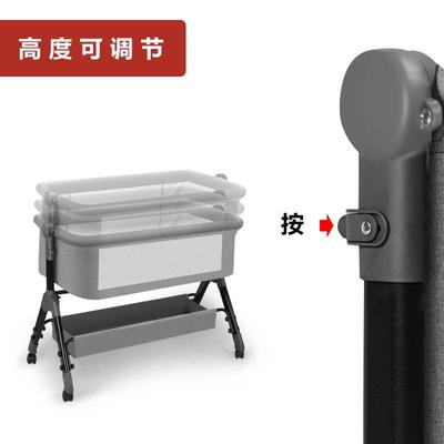 VBB多569功能G婴儿床可折叠移动携式新儿摇篮床床儿童生拼便接大