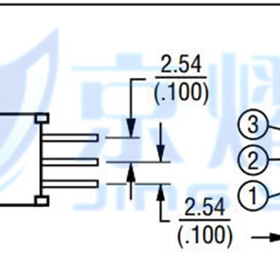 3296X多圈精密侧调可调电阻1K/2K/10K/50K/100K/200K/10R/100R/1M