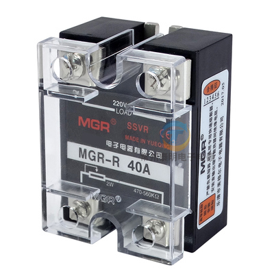 美格尔220V交流电源单相固态固体调压器SSVR 40A电阻电压调节模块