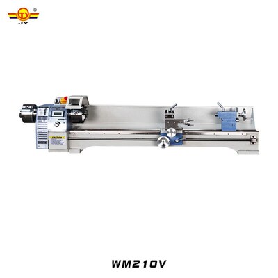 金洋WM210V双卡盘加长车床 家用微型金属木工车床 加长型小车床
