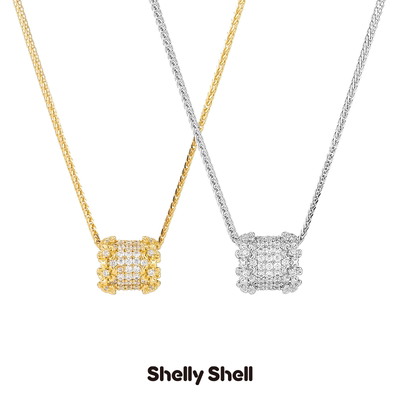 Shelly Shell金缕项链 小众设计时尚高级简约
