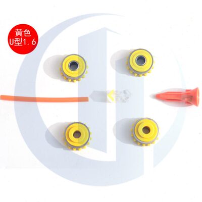 肯比送丝轮1.6铝焊黄色压丝轮KEMPPI焊机导丝轮送丝机配件W001072