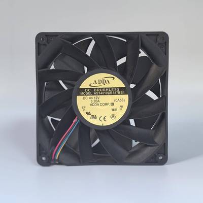 ADDA 14038 14CM 12V 5.20A AS14012XB387BB1暴力大风压散热风扇