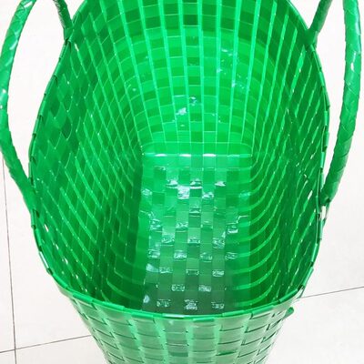 隆安特产 手工编 逛农贸菜市场 提菜神器 购物篮 塑料 大号 手提